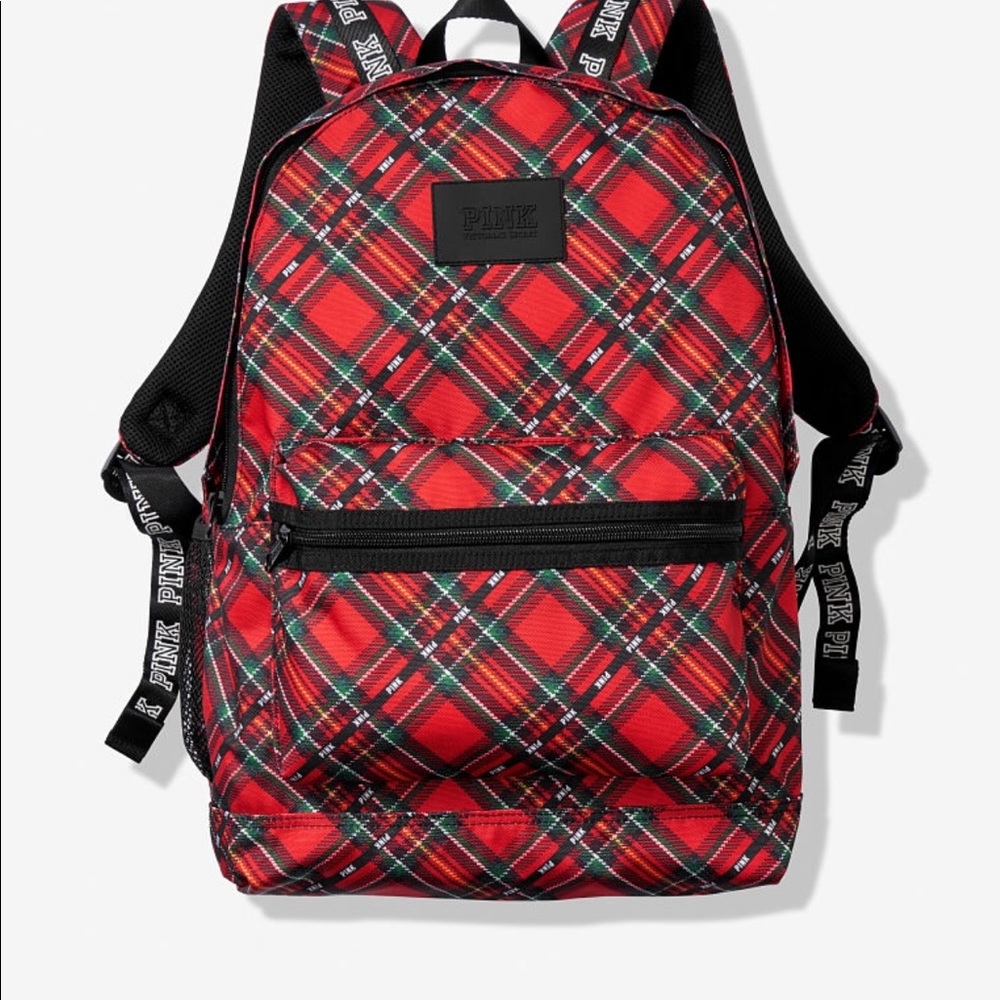 Victoria’s Secret Pink Plaid Campus Backpack - Gem